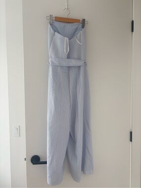 Club Monaco | Pants & Jumpsuits | Club Monaco Strapless Light Blue ...